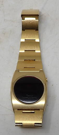 Vintage Texas Instruments Red Led Faced Watch