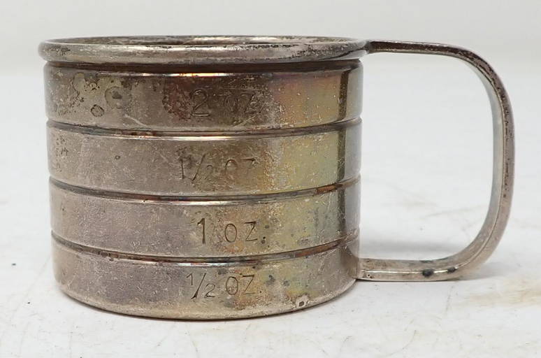 2oz Sterling Silver Measuring Cup