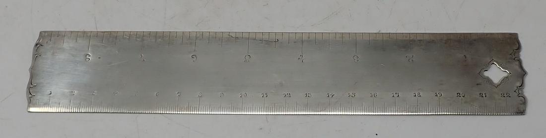 Tiffany & Co. Sterling Silver Ruler (#0442) on Jan 01, 2022 | M.J ...