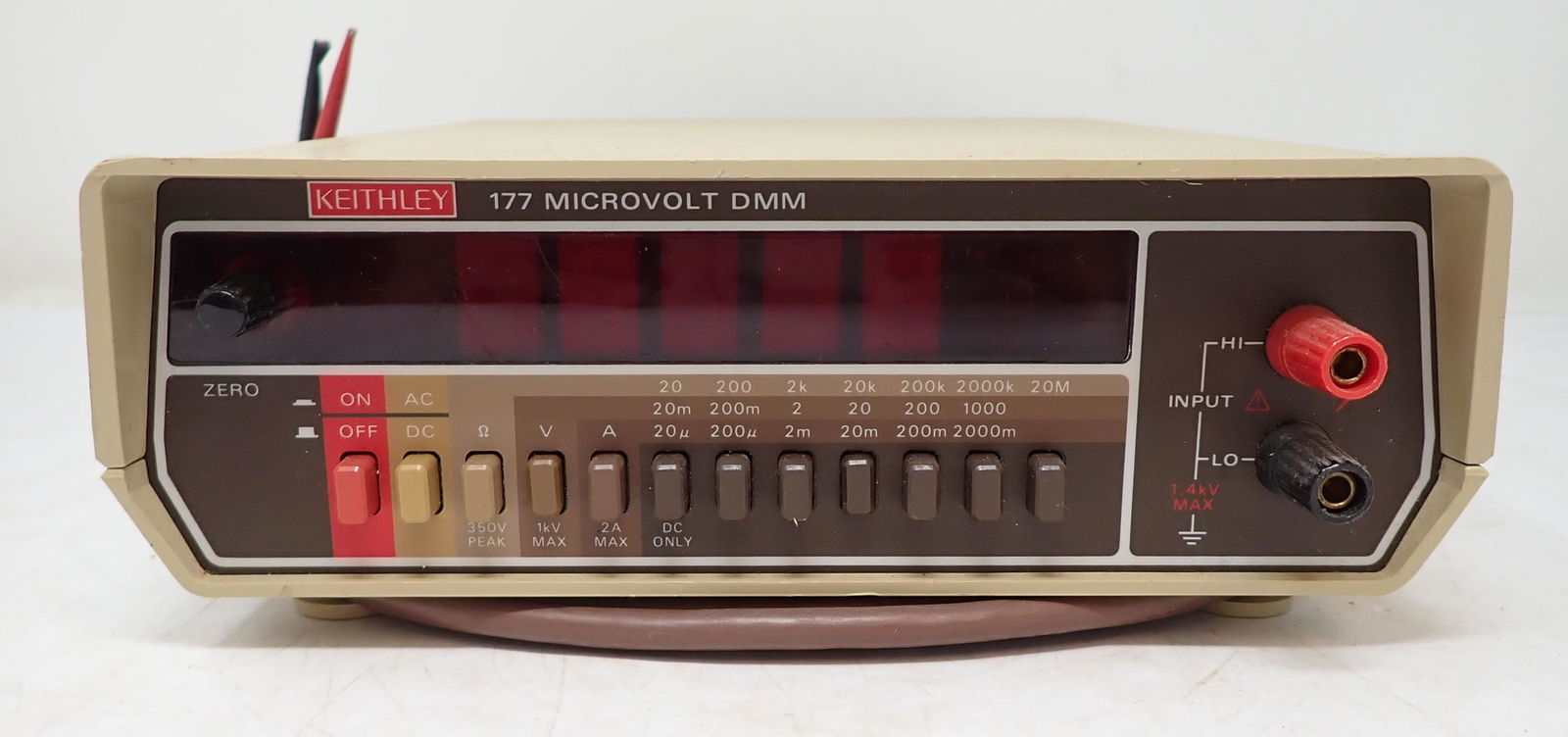 Keithley 177 Microvolt DMM Digital Multimeter - Dec 26, 2021 | M.J ...