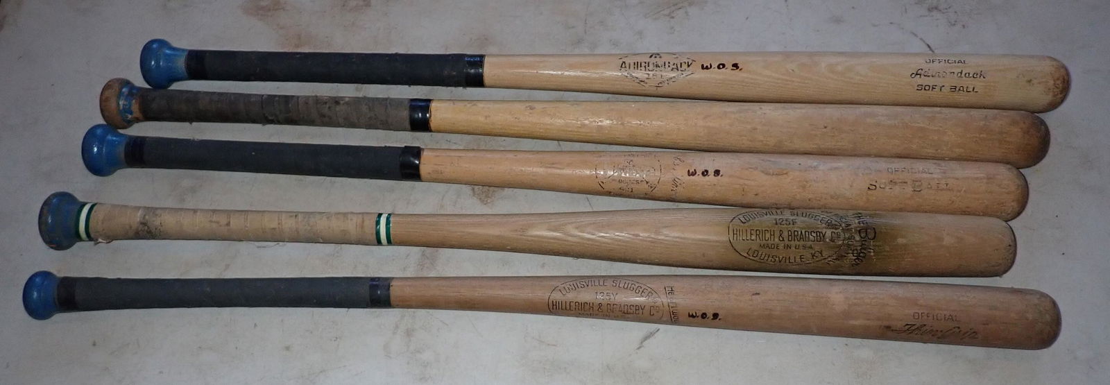 Vintage Wooden Baseball & Softball Bats