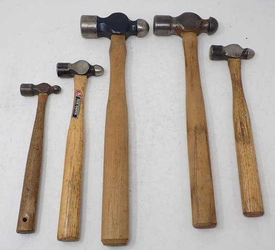 Miller Falls True Temper Rigid & Misc Ball Peen Hammers