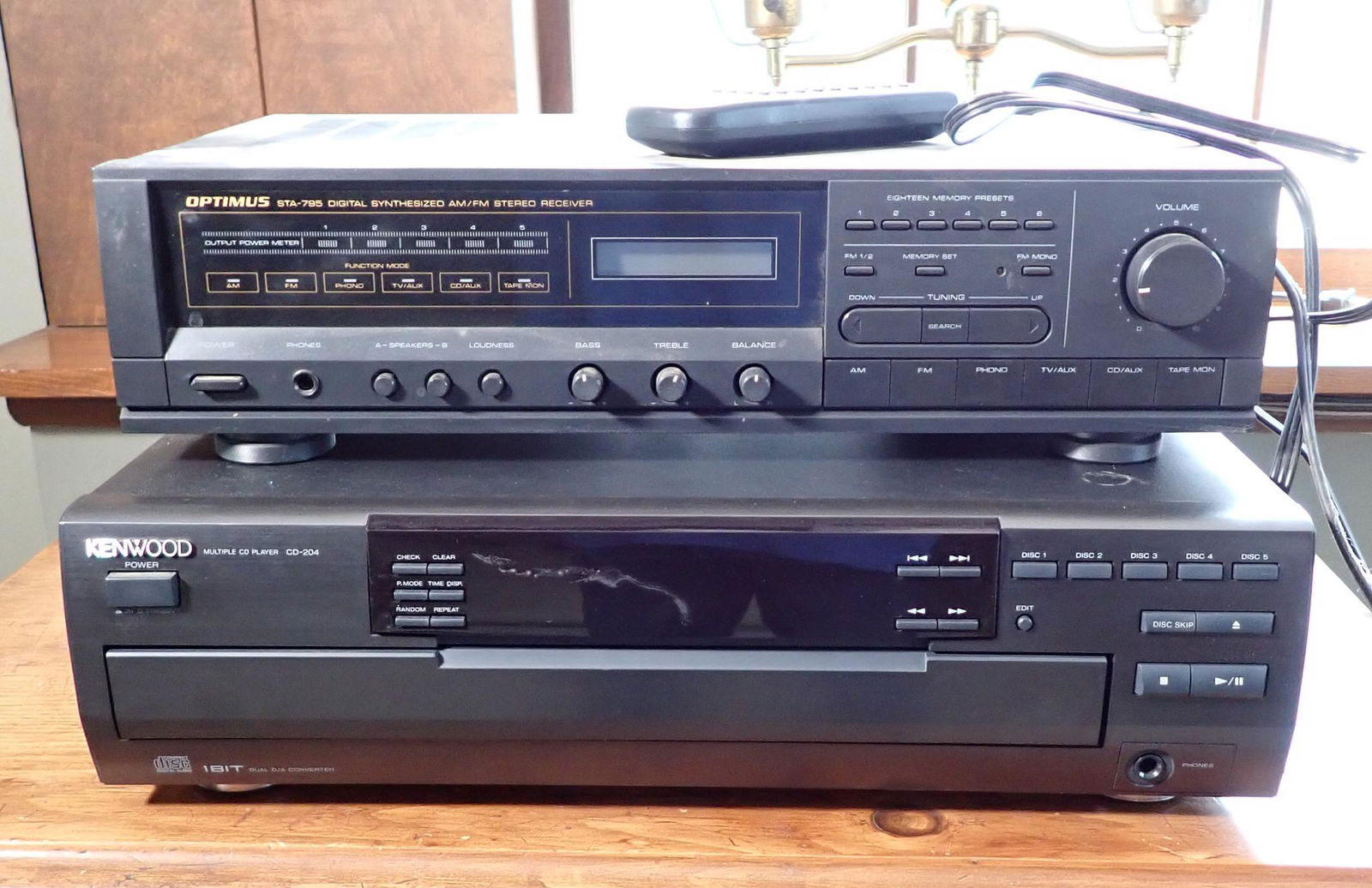 Optimus Sta 795 Stereo Receiver Kenwood Cd Player