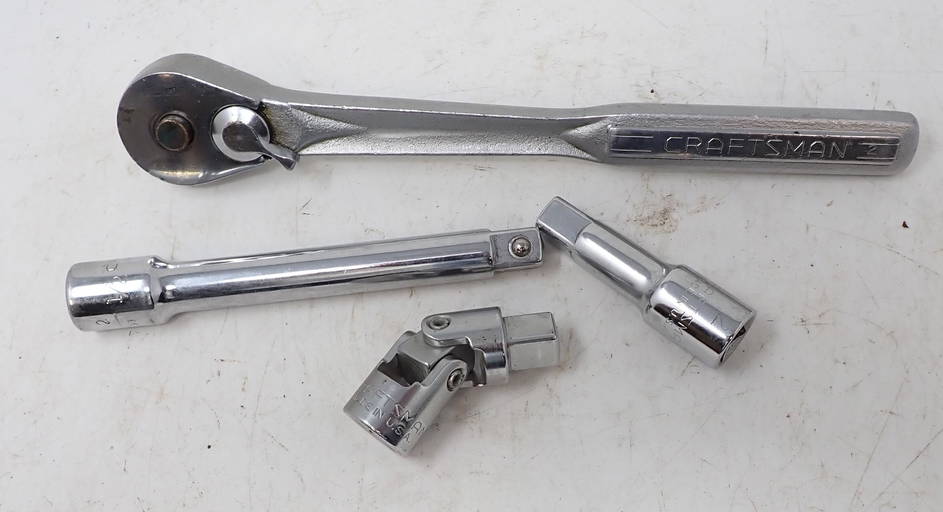Craftsman 1/2" Drive Rachet Extensions & Swivel (#0140) on Mar 13, 2022 ...