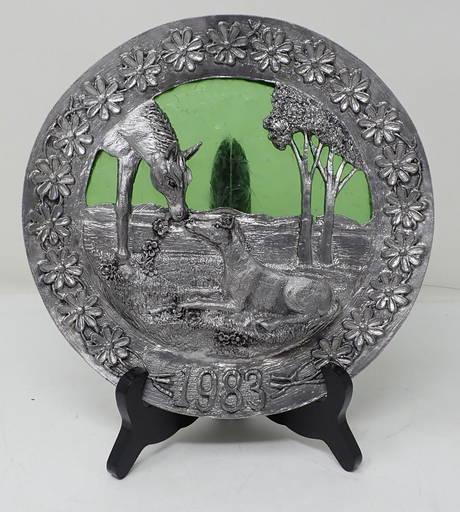 1983 Mothers Day Michael Ricker Pewter Plate