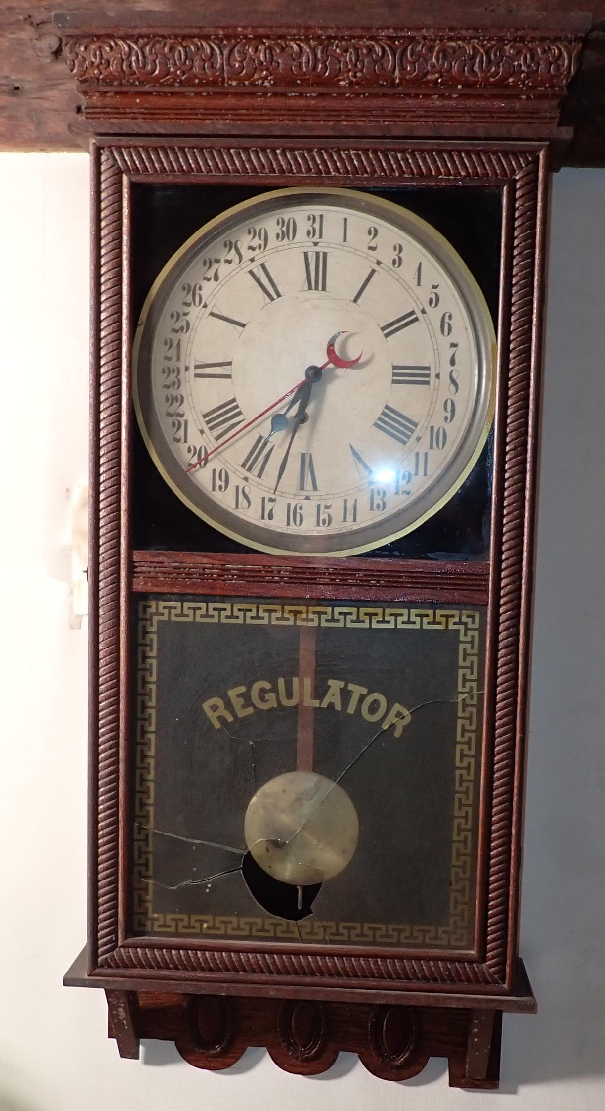 Ingraham Wall Regulator Clock