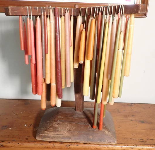 Rotating Candle Drying Rack w/ Plank Base - Apr 10, 2022 | M.J. Stasak ...