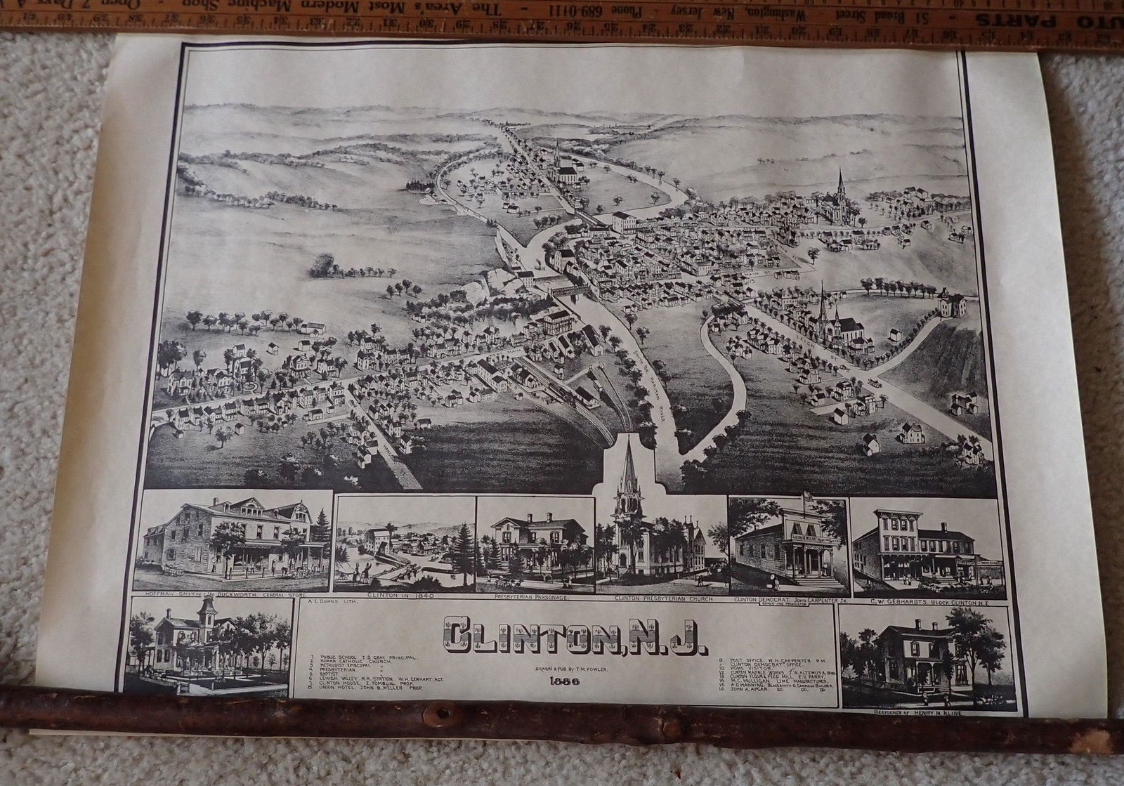 Lambertville And Two Clinton Nj Maps
