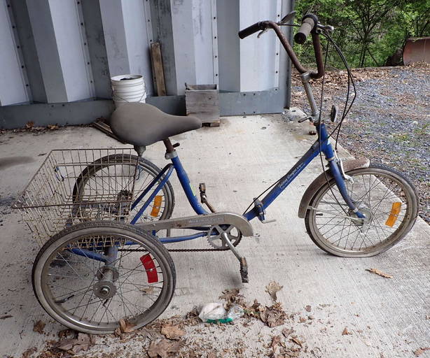 Vintage Worksman Cycles Folding Tricycle