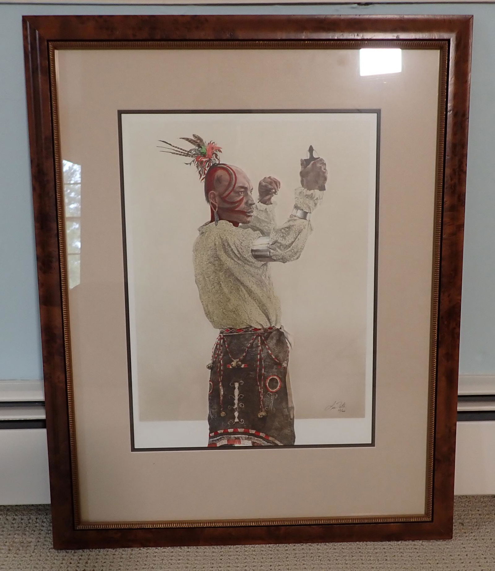 Lee Teter " The Dancer " Indian Print