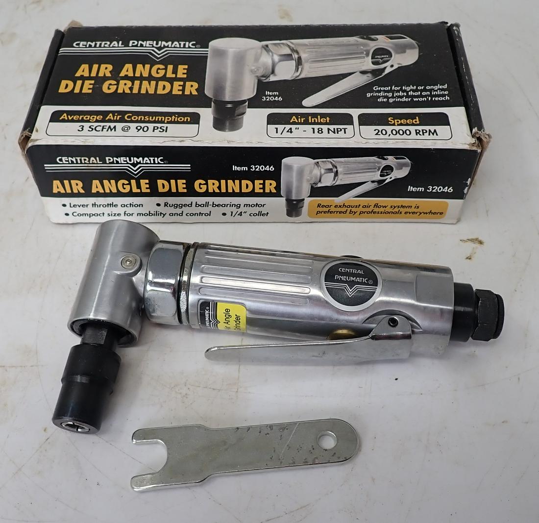 Central Pneumatic Air Angle Die Grinder