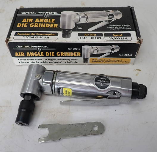 Central Pneumatic Air Angle Die Grinder