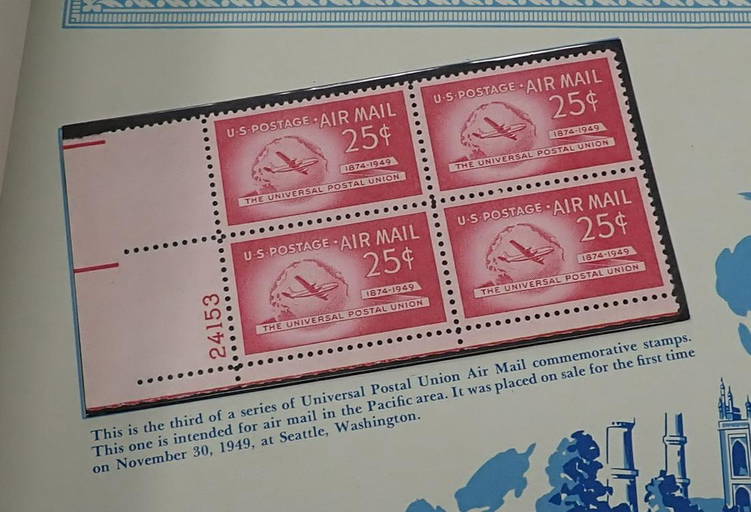 1940's First Day Issue Stamps