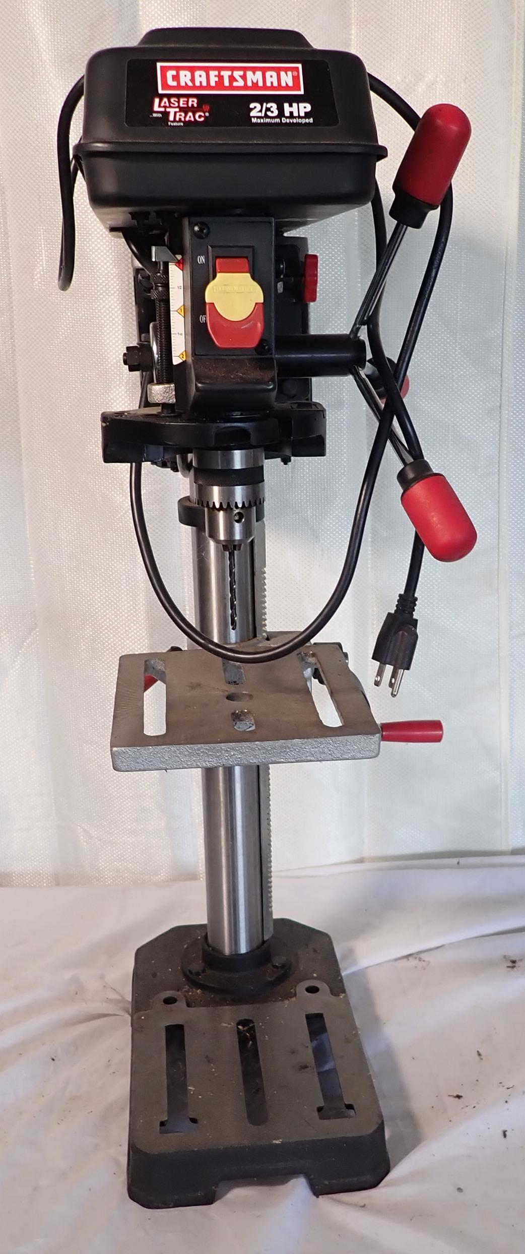 Craftsman ``2/3hp Drill Press W/ Laser Trac