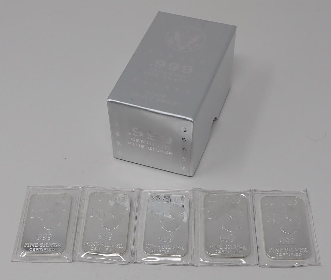 Nj State Vault Us State Silver Bars