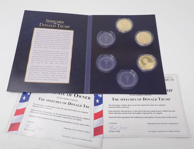 3 Donald Trump Coins (#0467) on Sep 04, 2022 | M.J. Stasak Jr. Auction ...