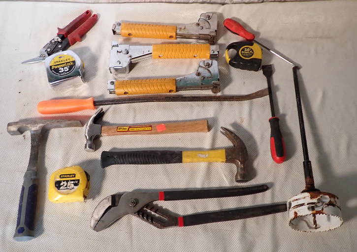 Staple Guns Hammers Channel Locks Tools (#0187) on Sep 11, 2022 | M.J ...