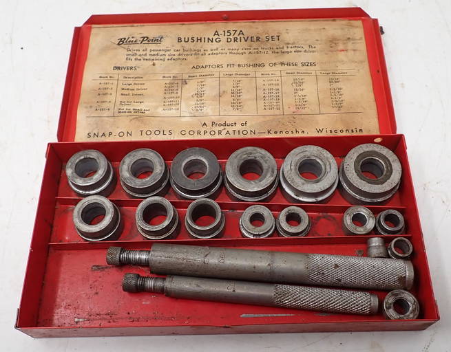 Snap On Blue Point Bushing Driver Set (#0209) on Sep 18, 2022 | M.J ...