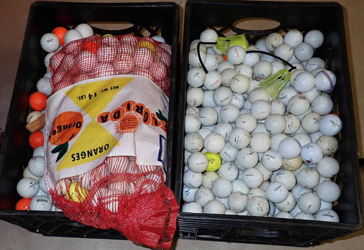 2 Milk Crates of Golf Balls (#0257) on Oct 02, 2022 | M.J. Stasak Jr ...