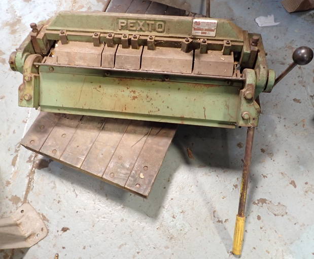 Pexto PX24A Sheet Metal Finger Brake (#0407) on Oct 23, 2022 | M.J ...