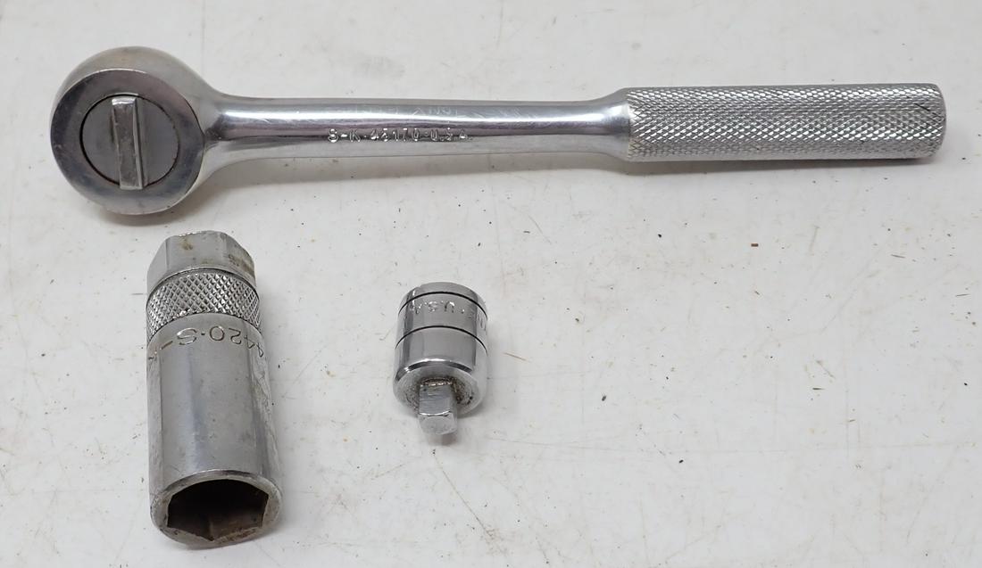 Sk 3/8" Drive Rachet And Sockets