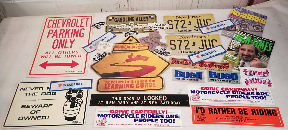 Stickers Signs License Plates (#0286) on Nov 20, 2022 | M.J. Stasak Jr ...