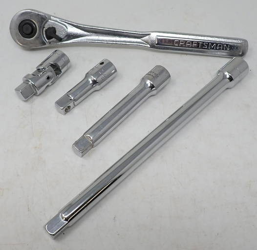 Craftsman 1/2" Drive Rachet Extensions & Swivel (#0153) on Nov 27, 2022 ...
