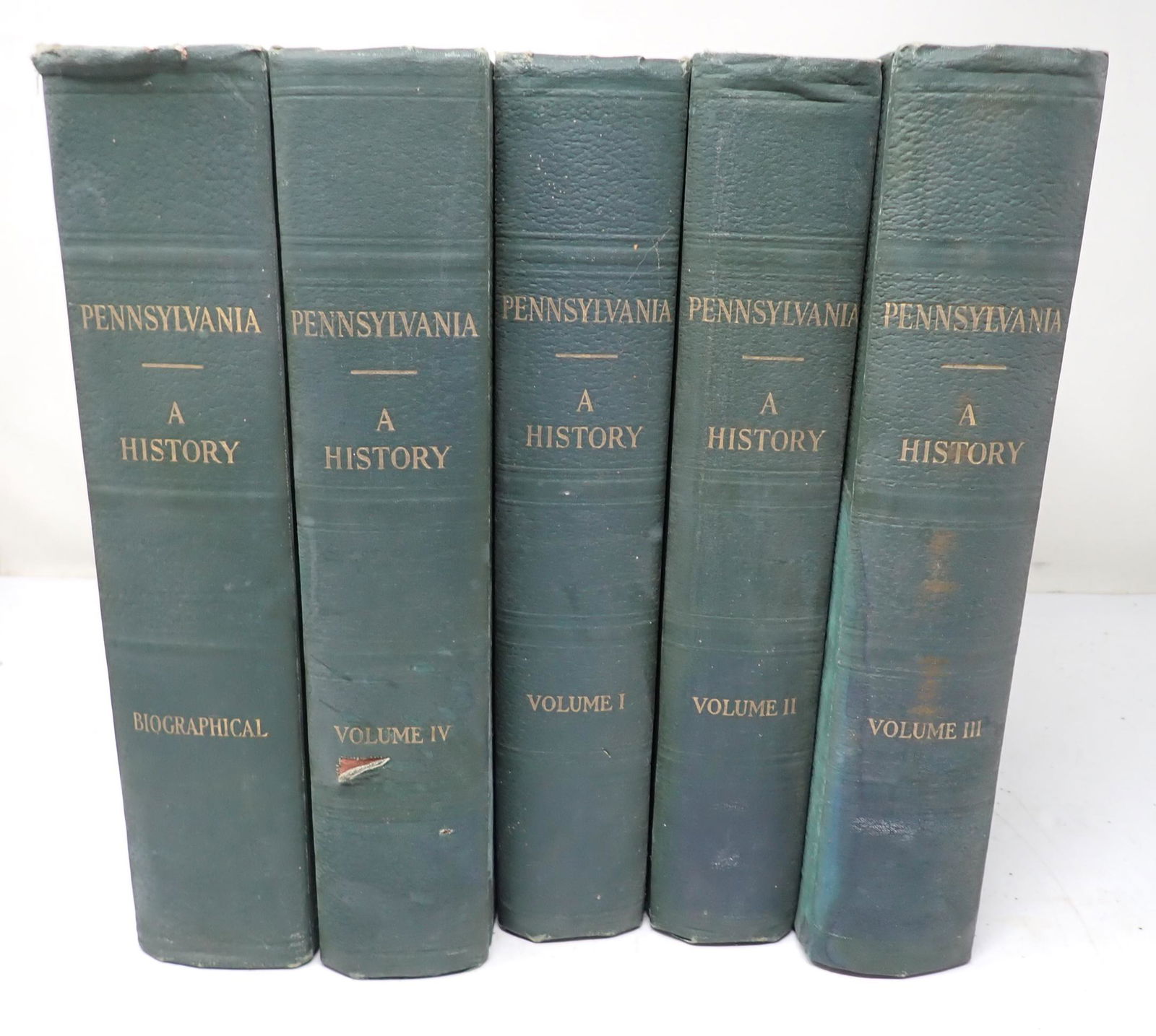 Pennsylvania History Books Vol. I Iv & Biographical