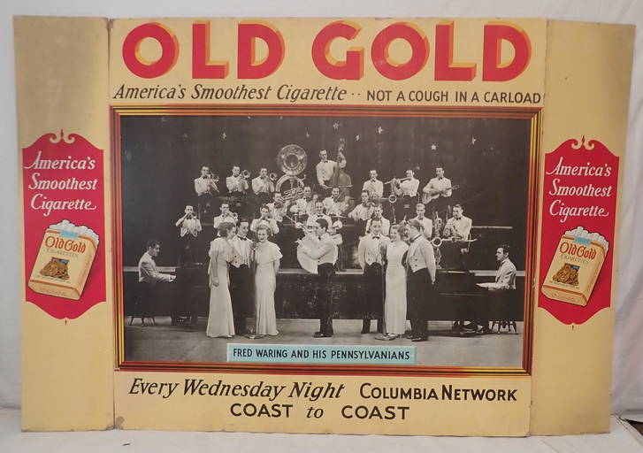 Fred Waring Old Gold Cigarettes Display / Poster - Jan 08, 2023 | M.J ...