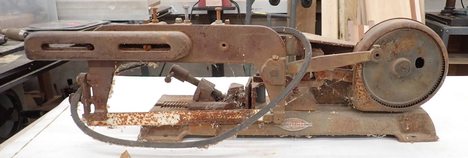 Antique Power Hacksaw