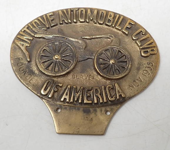 Antique Automobile Club License Plate Topper