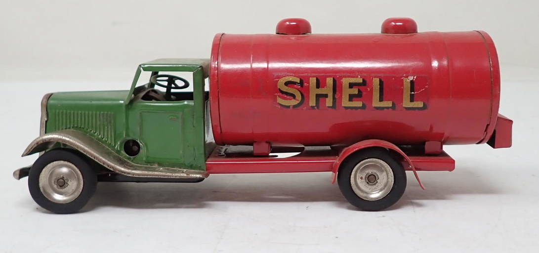 Tri Ang Mini Toys Wind Up Shell Tanker Truck (#0126) on Feb 05, 2023 ...