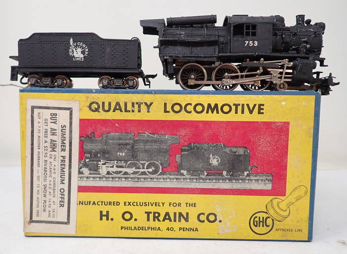 Ahm Cnj Camelback 4 6 0 Locomotive & Tender