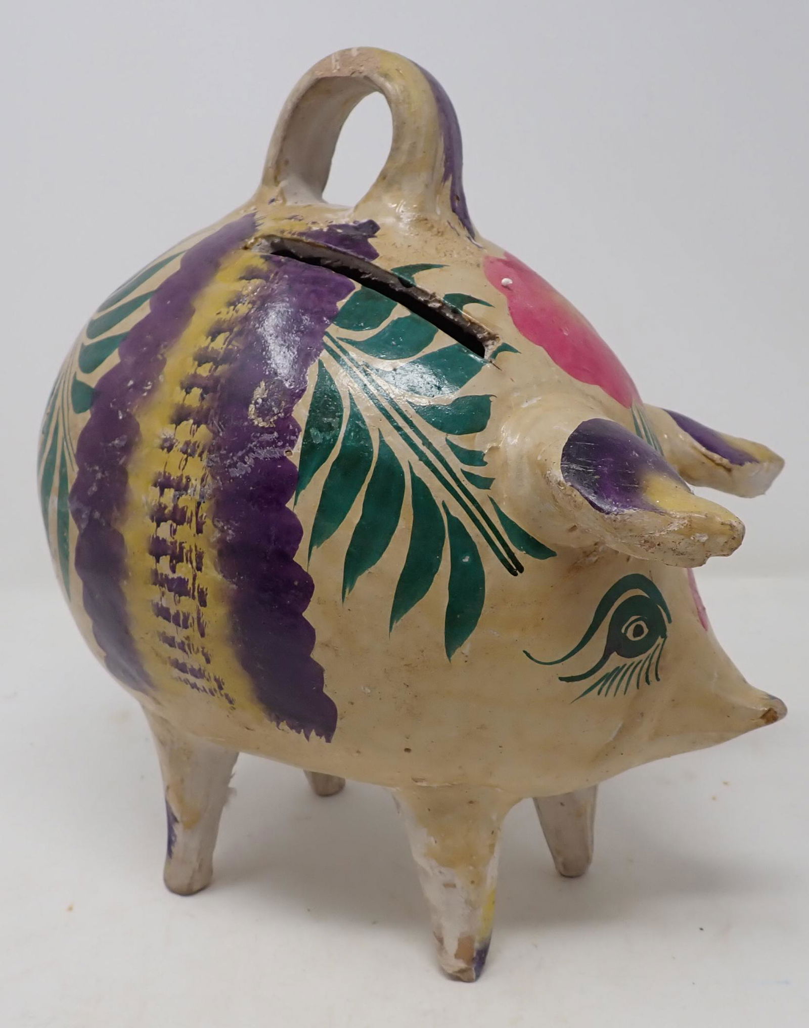 Chalkware Mexican Piggy Bank