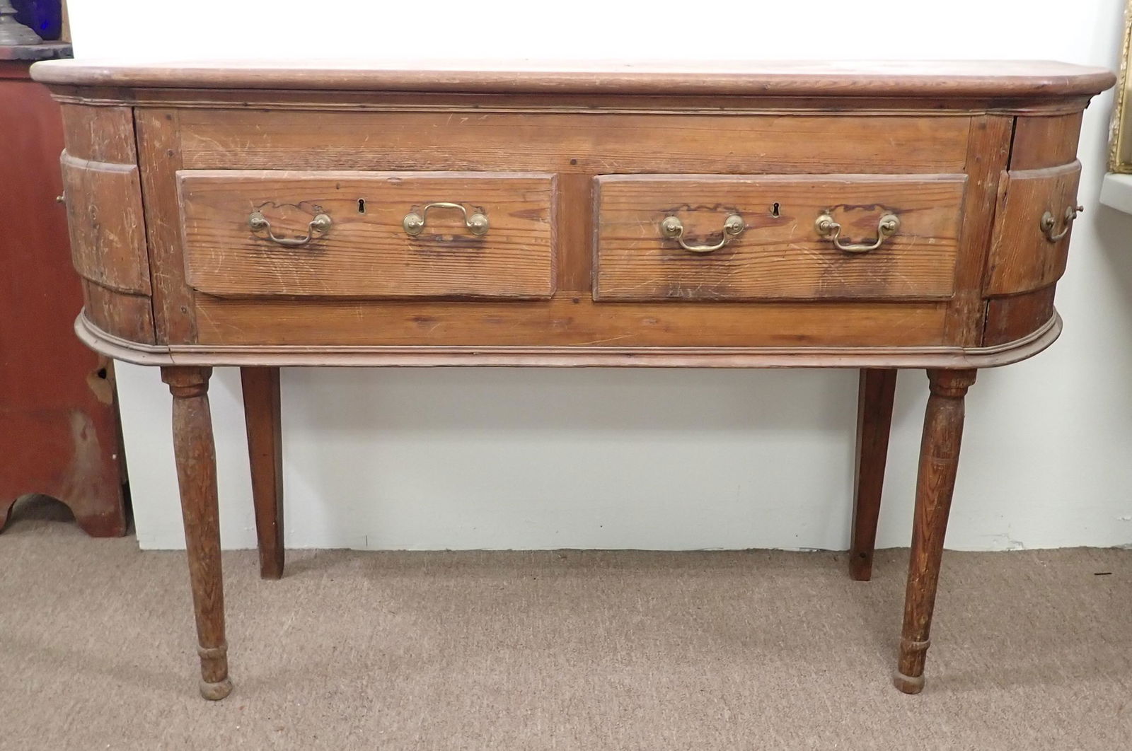 Early Pine Sideboard / Huntboard