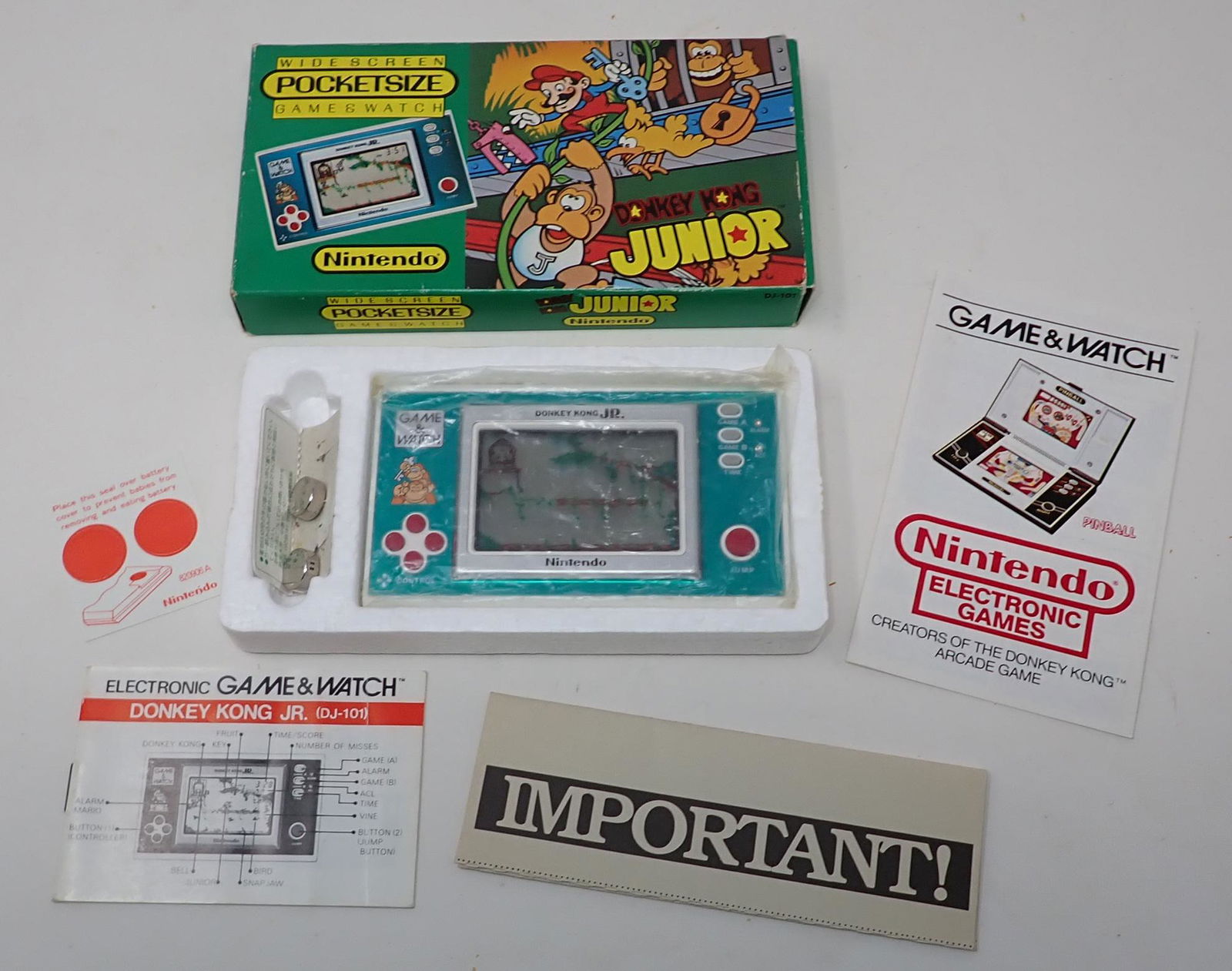Nintendo Donkey Kong Junior Pocketsize Game