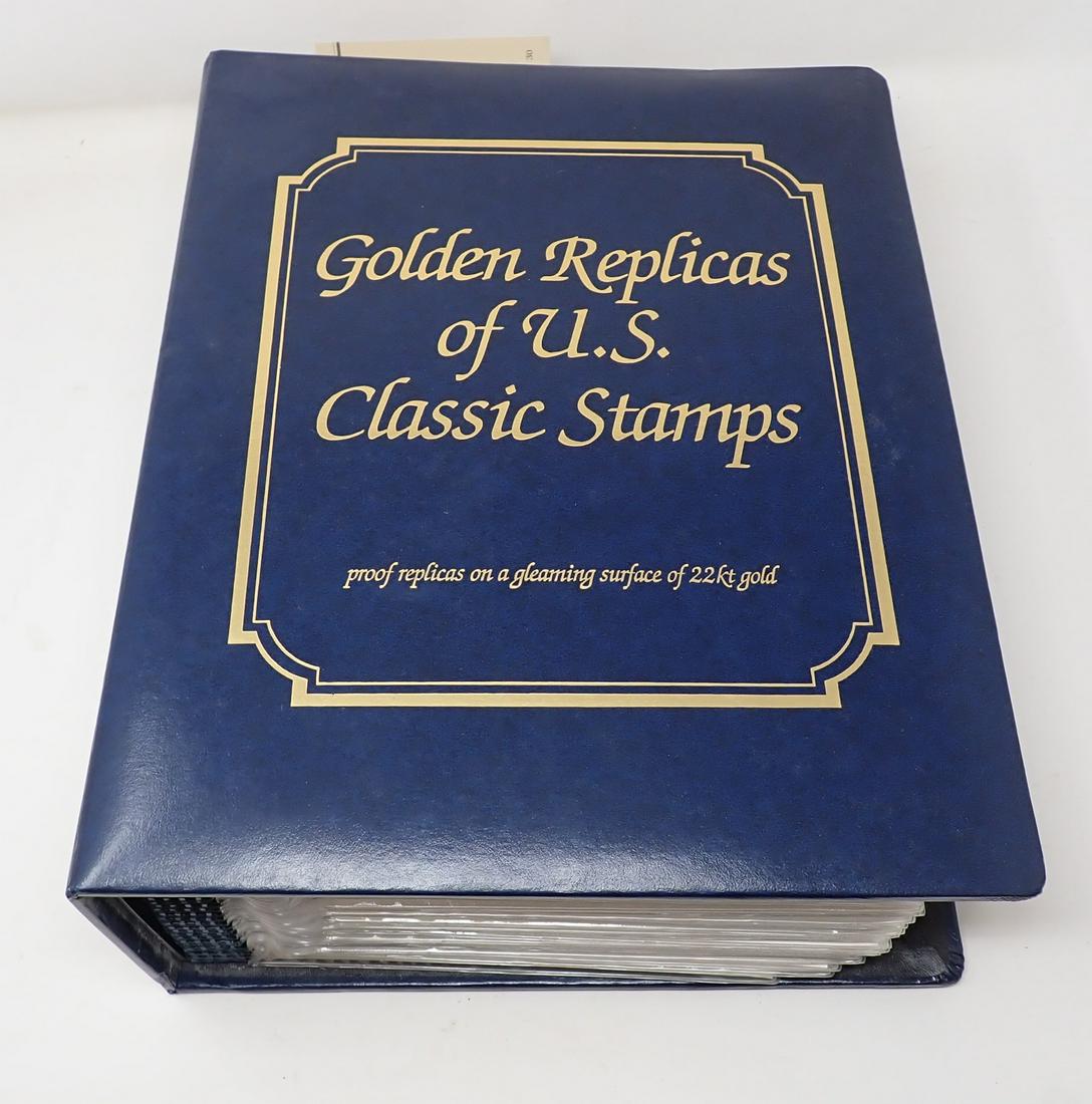 Golden Replicas Of Us Classic Stamps