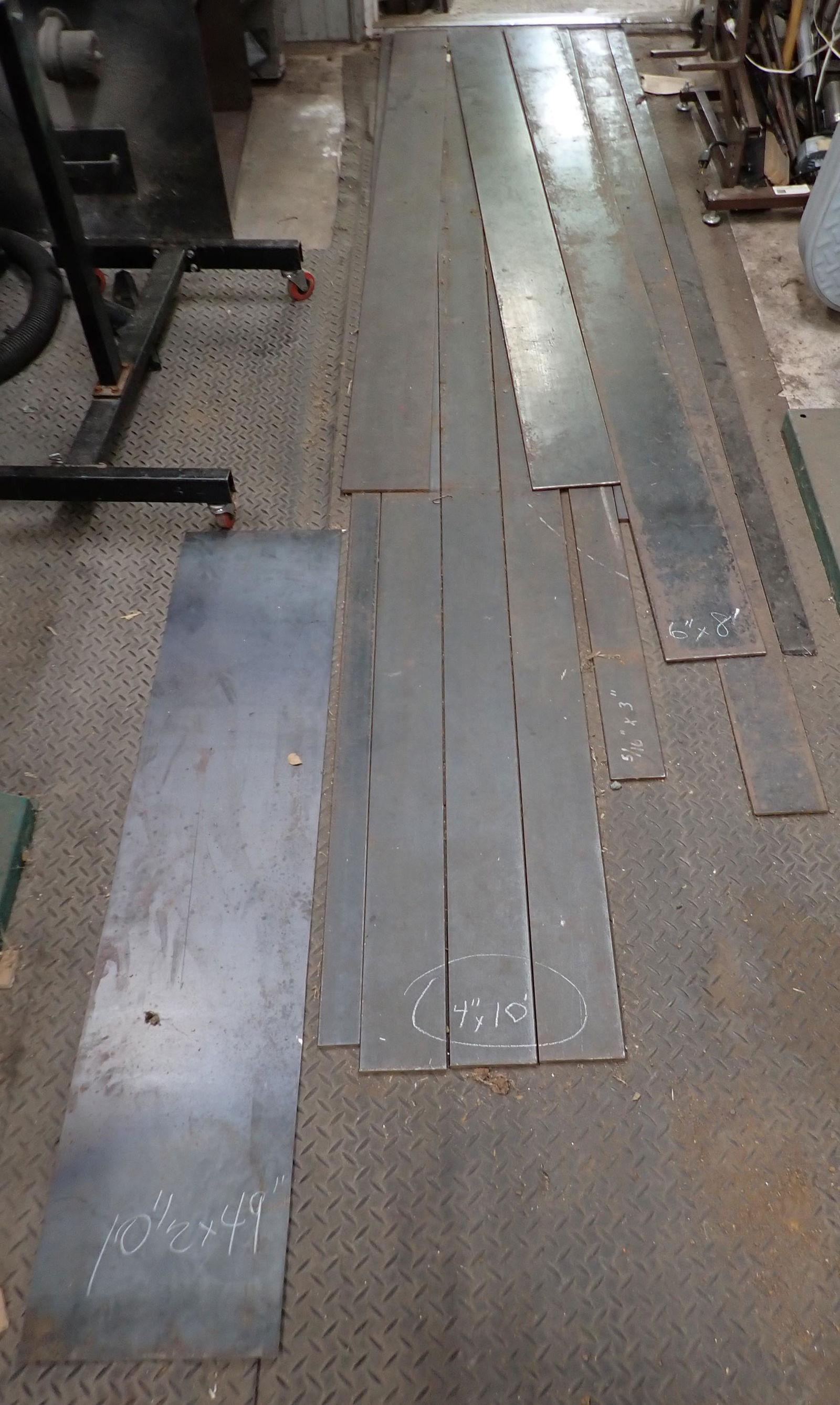 Flat Steel Stock Auction