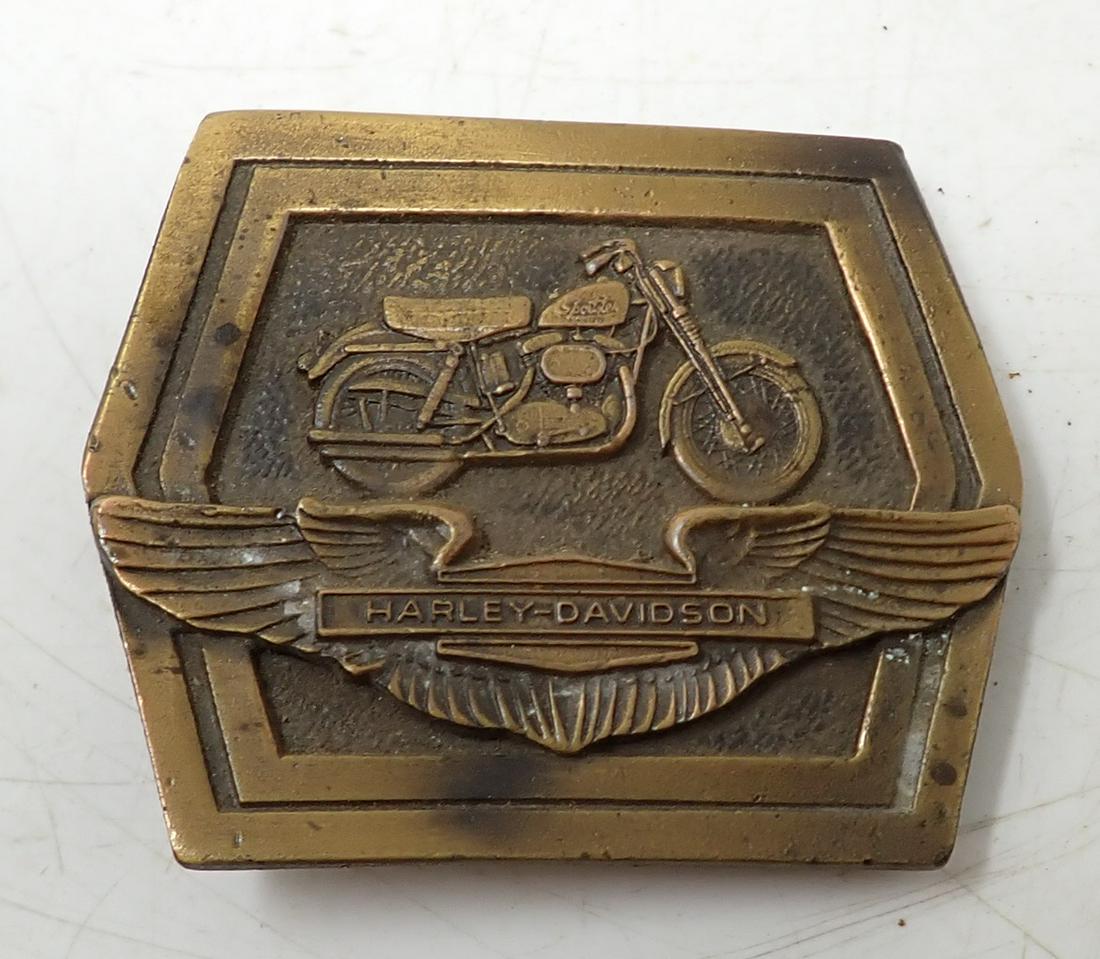 Harley Davidson Motorcycle Belt Buckle