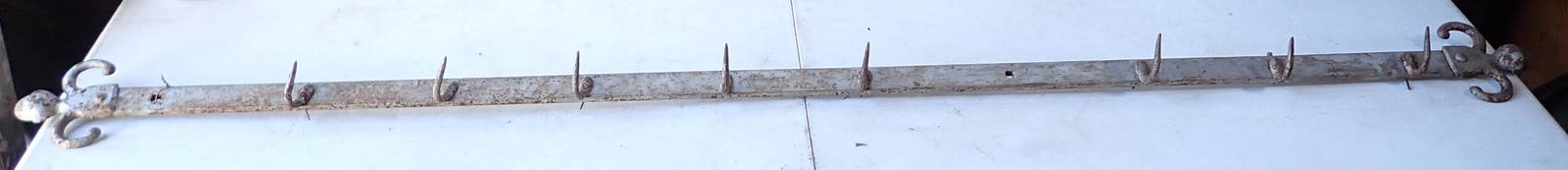Antique Butchers Meat Hook Rack