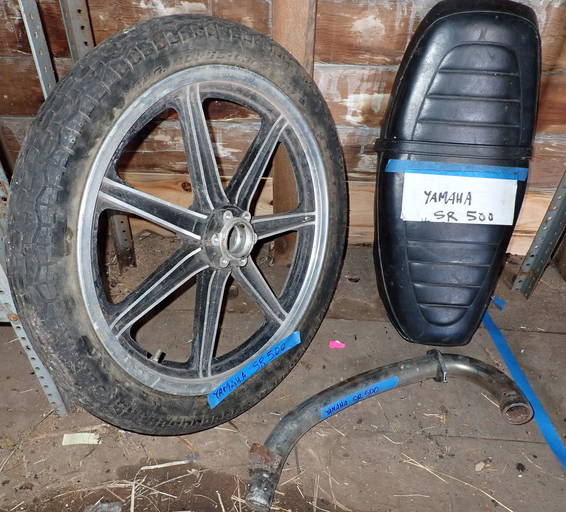 Yamaha Sr 500 Seat Rim Misc Parts