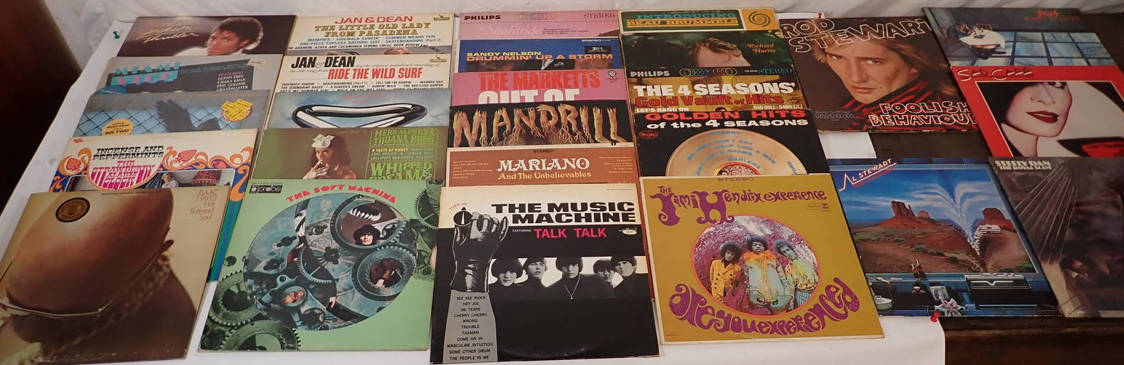 Jimi Hendrix Michael Jackson Misc Records