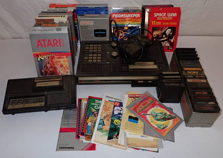Coleco Vision Game System & Games