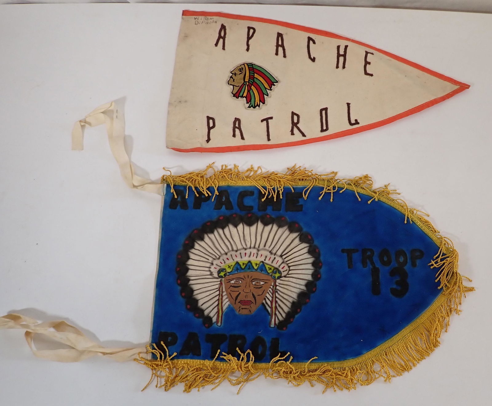Apache Indian Boy Scout Patrol Banners