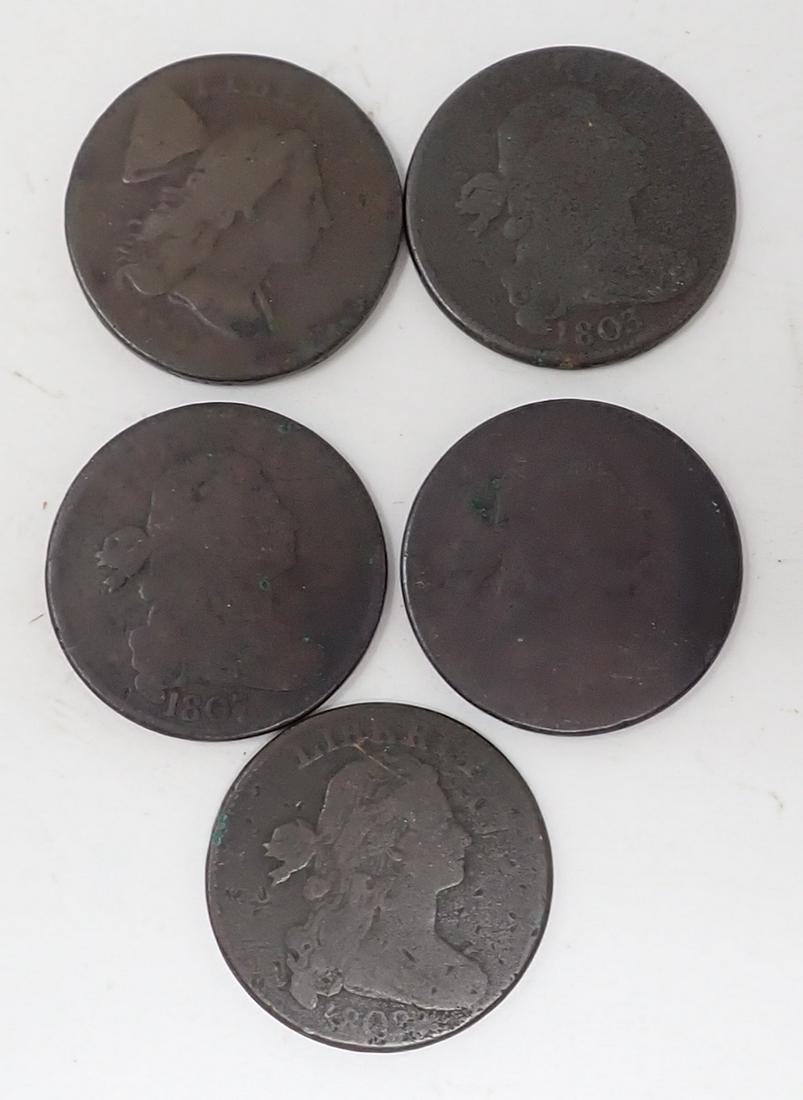 1803 1807 Us One Cent Coins Auction