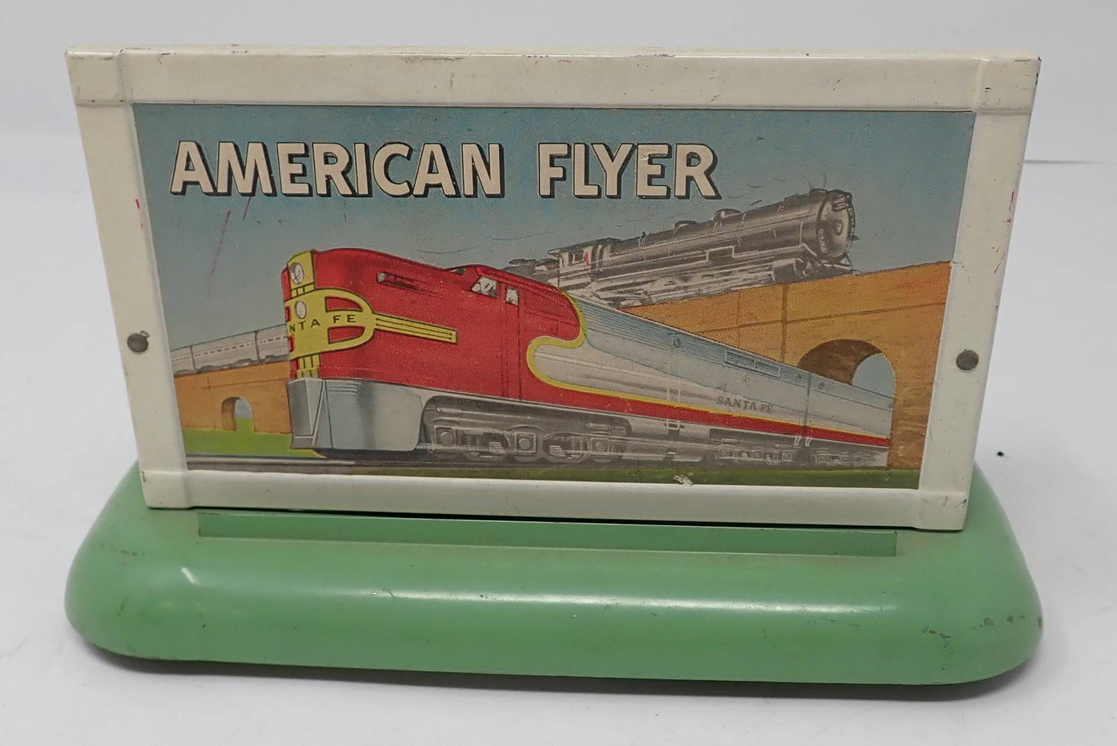 American Flyer Train Whistling Billboard Auction