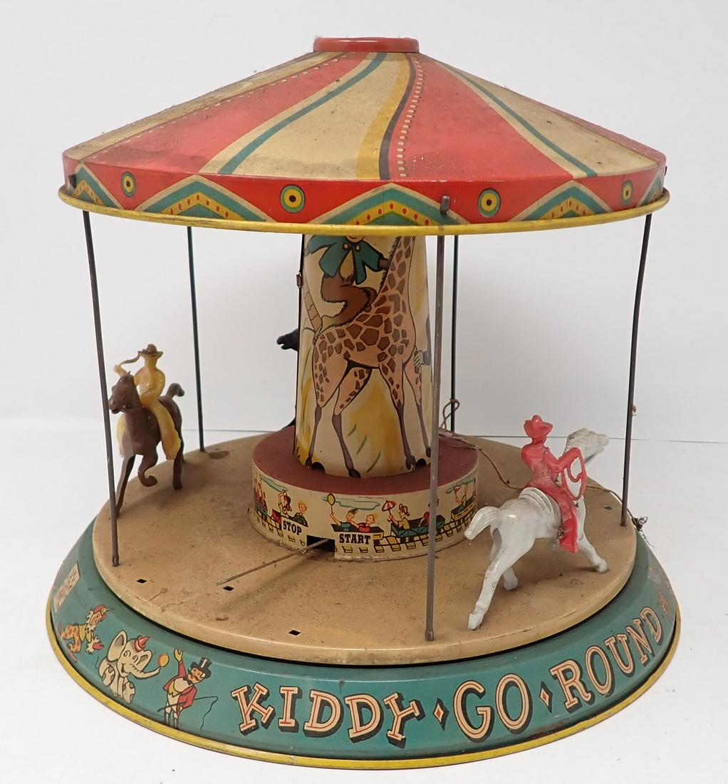 Unique Kiddy Go Round Wind Up Toy Auction