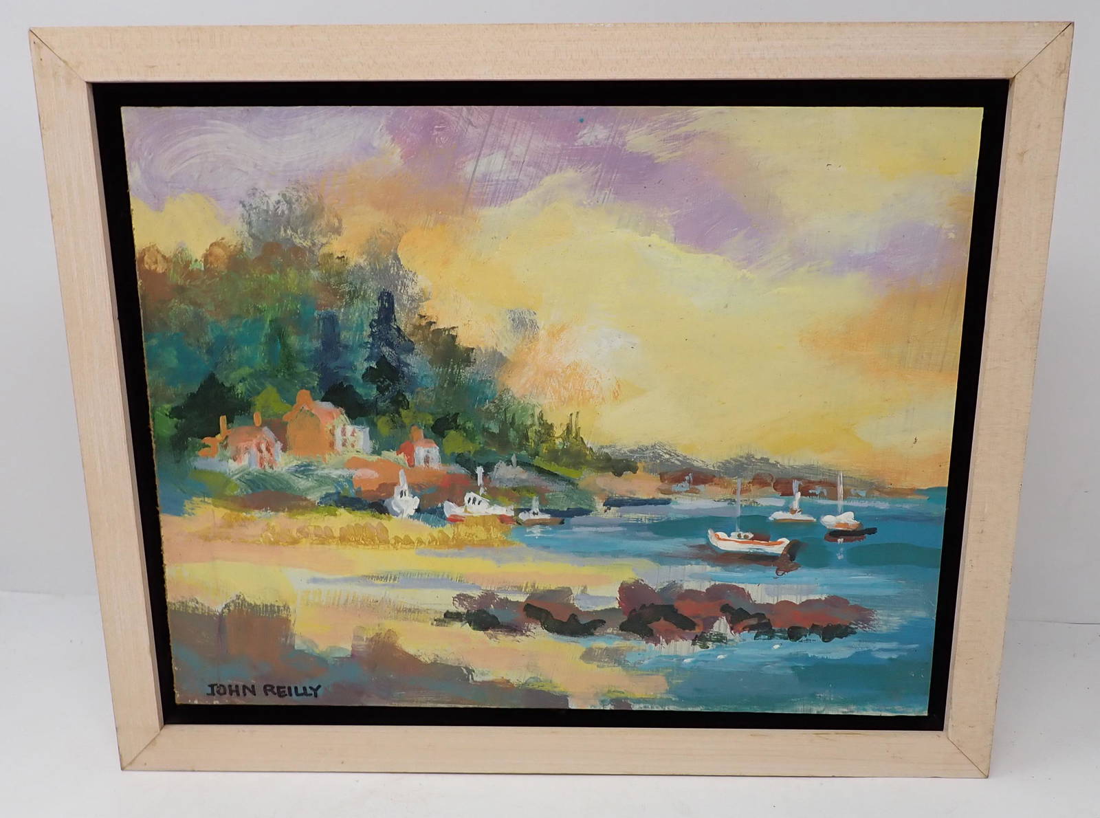 John Reilly Smooth Sailing Painting Auction