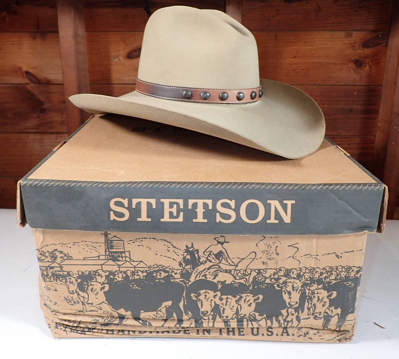 Stetson Broken Bow Buffalo Collection Hat Auction