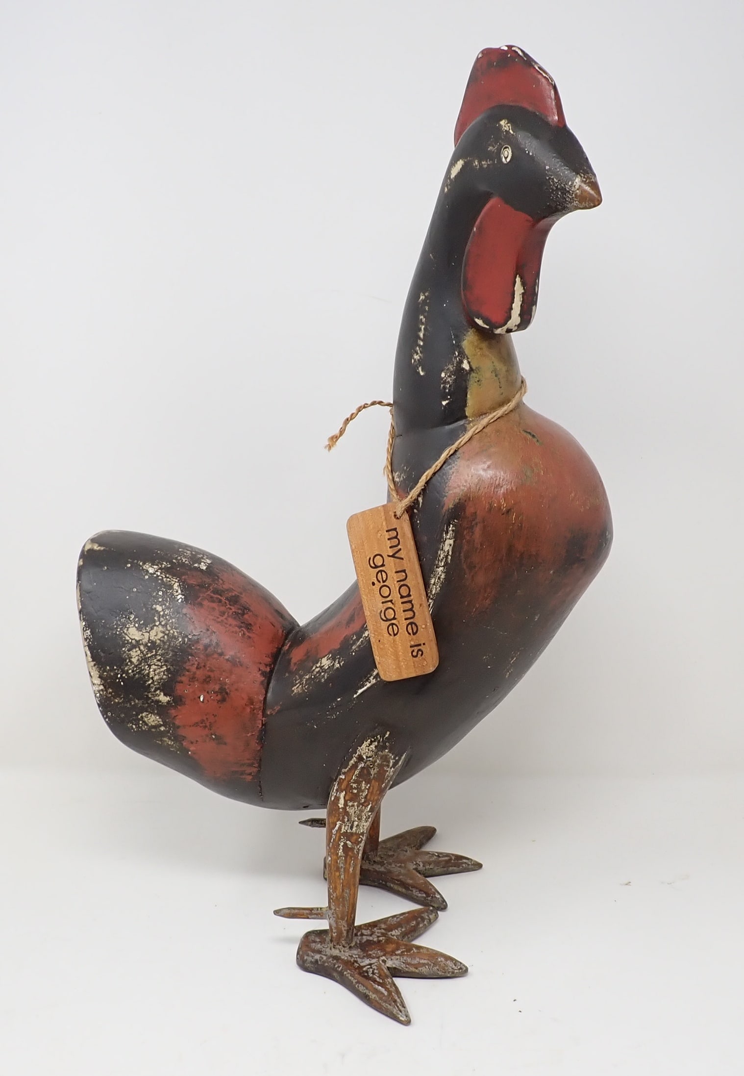 Wooden Rooster Auction